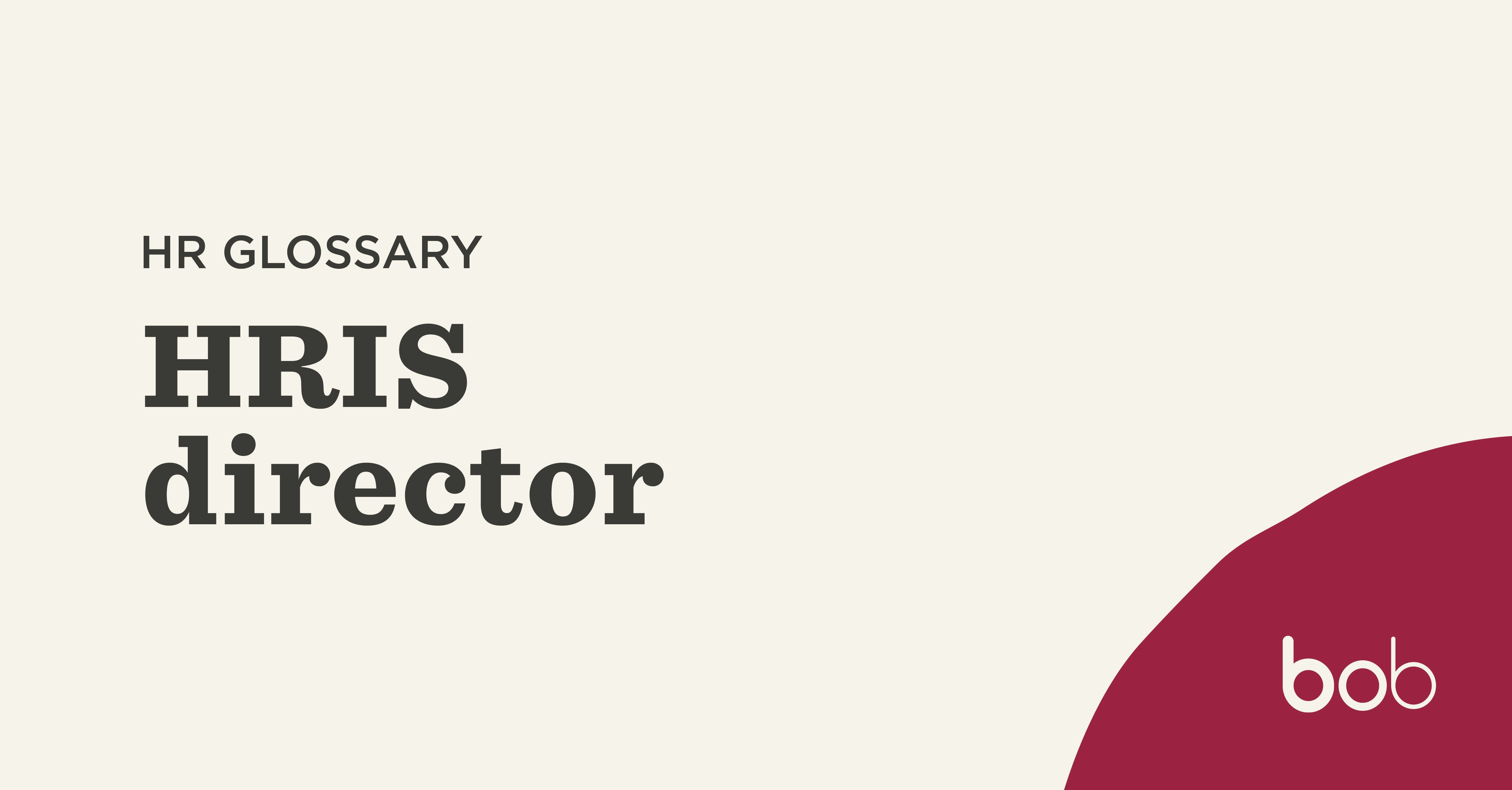 What is an HRIS director? | HiBob