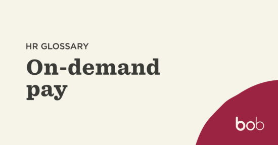 What is on-demand pay? | HiBob