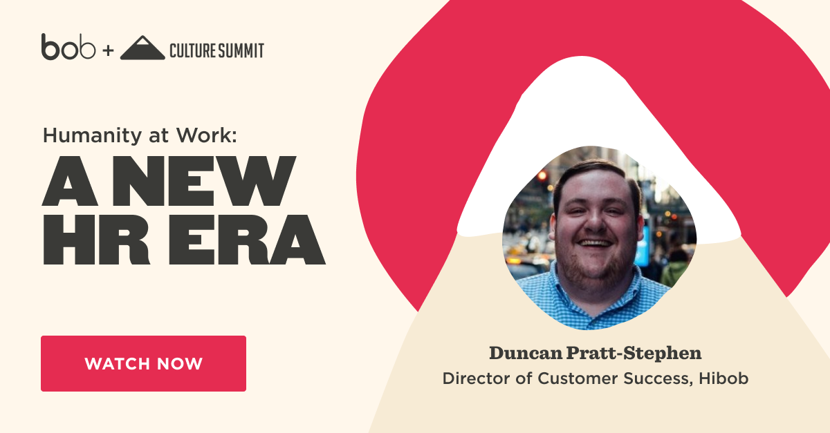 Humanity at Work: A new HR era | HiBob