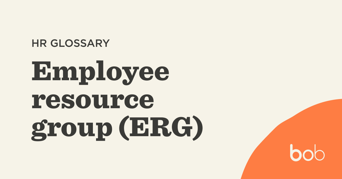 What is an employee resource group (ERG)? | HiBob