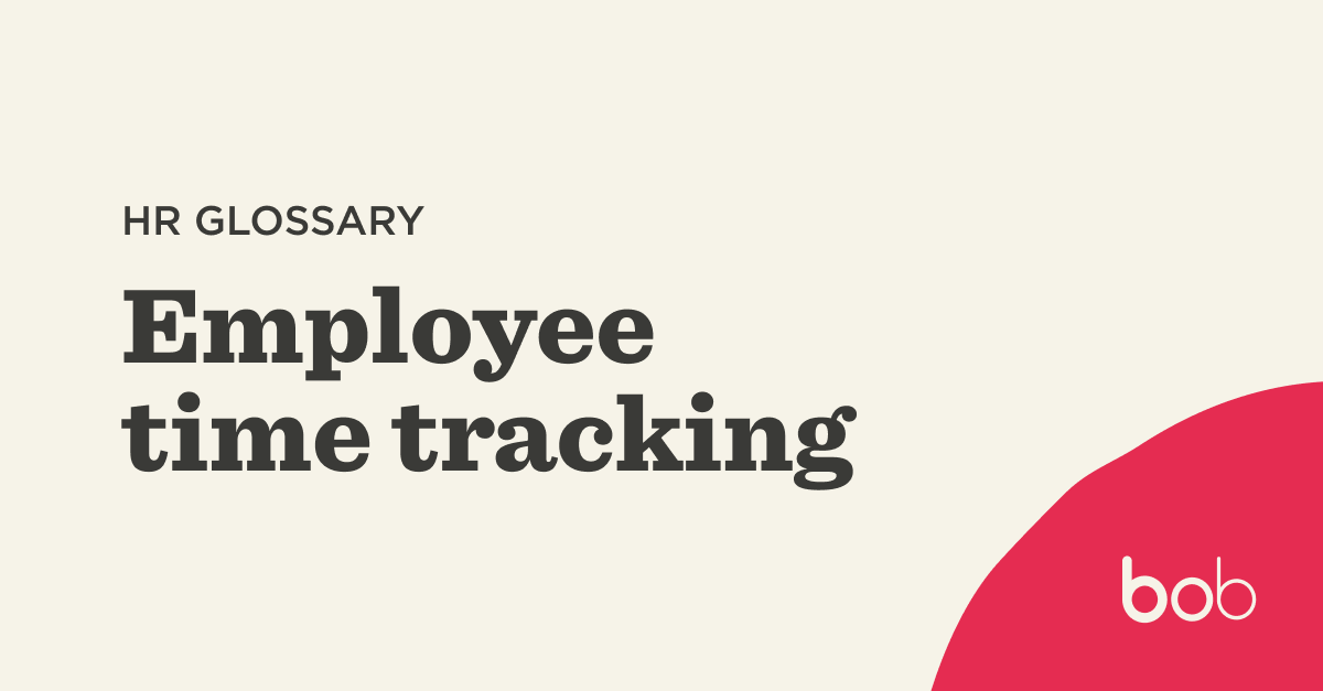 What is employee time tracking?