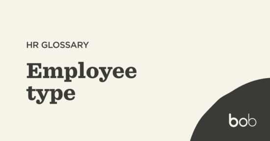 What is an employee type?