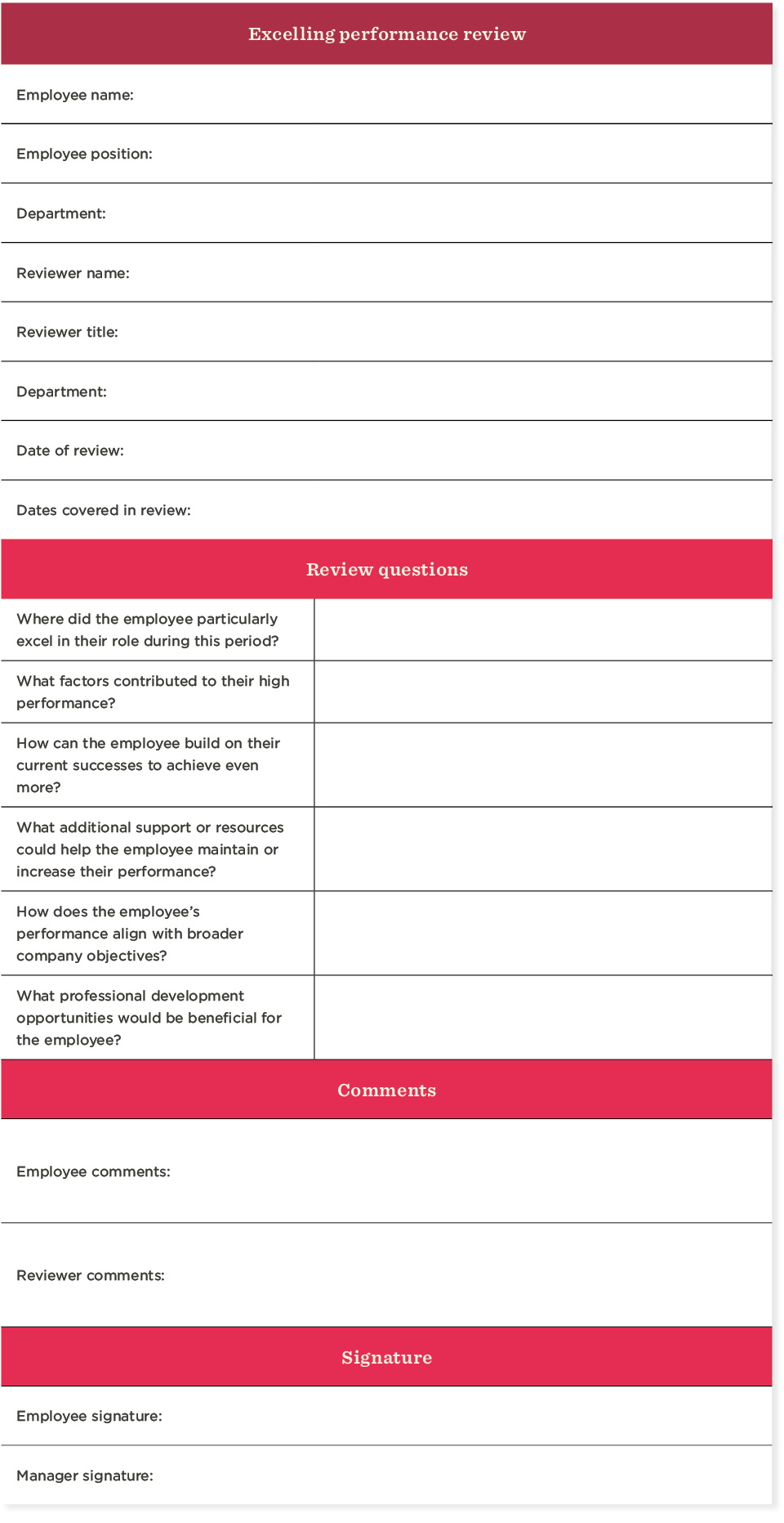 16+ performance management review templates [2025] | HiBob
