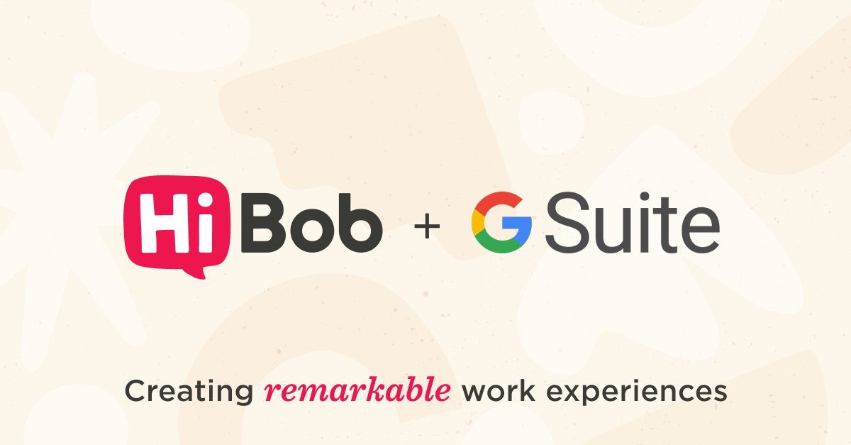 HiBob's integration with G Suite