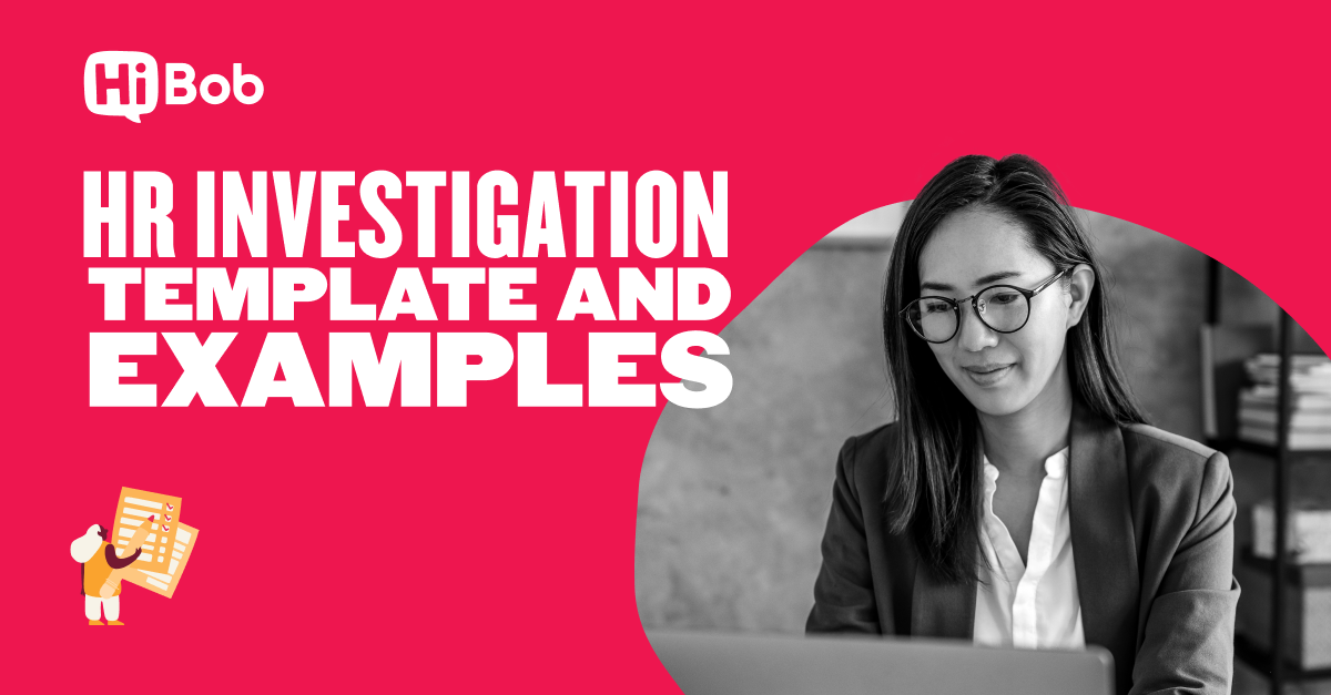 HR investigation template and examples | HiBob