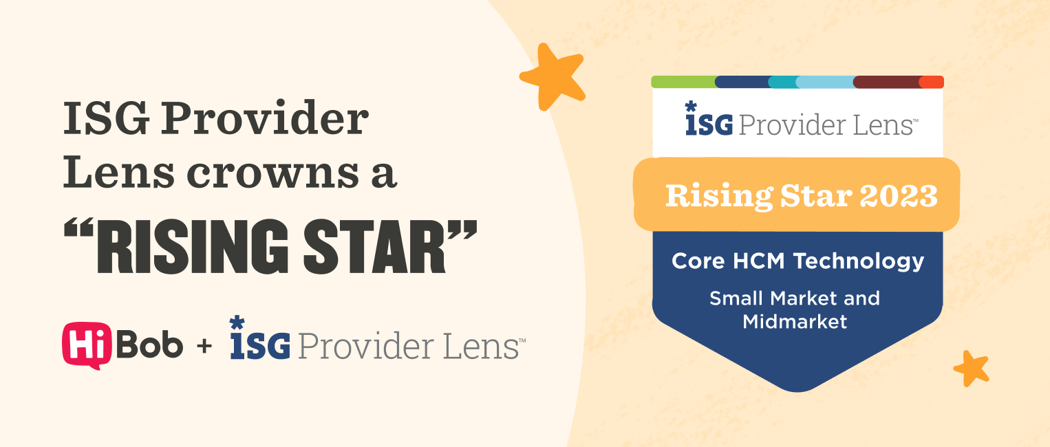 HiBob named “Rising Star” in this year’s ISG Provider Lens™