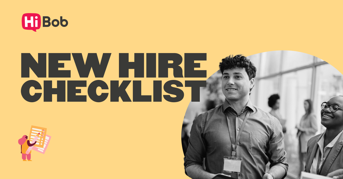 New hire checklist and downloadable template | HiBob