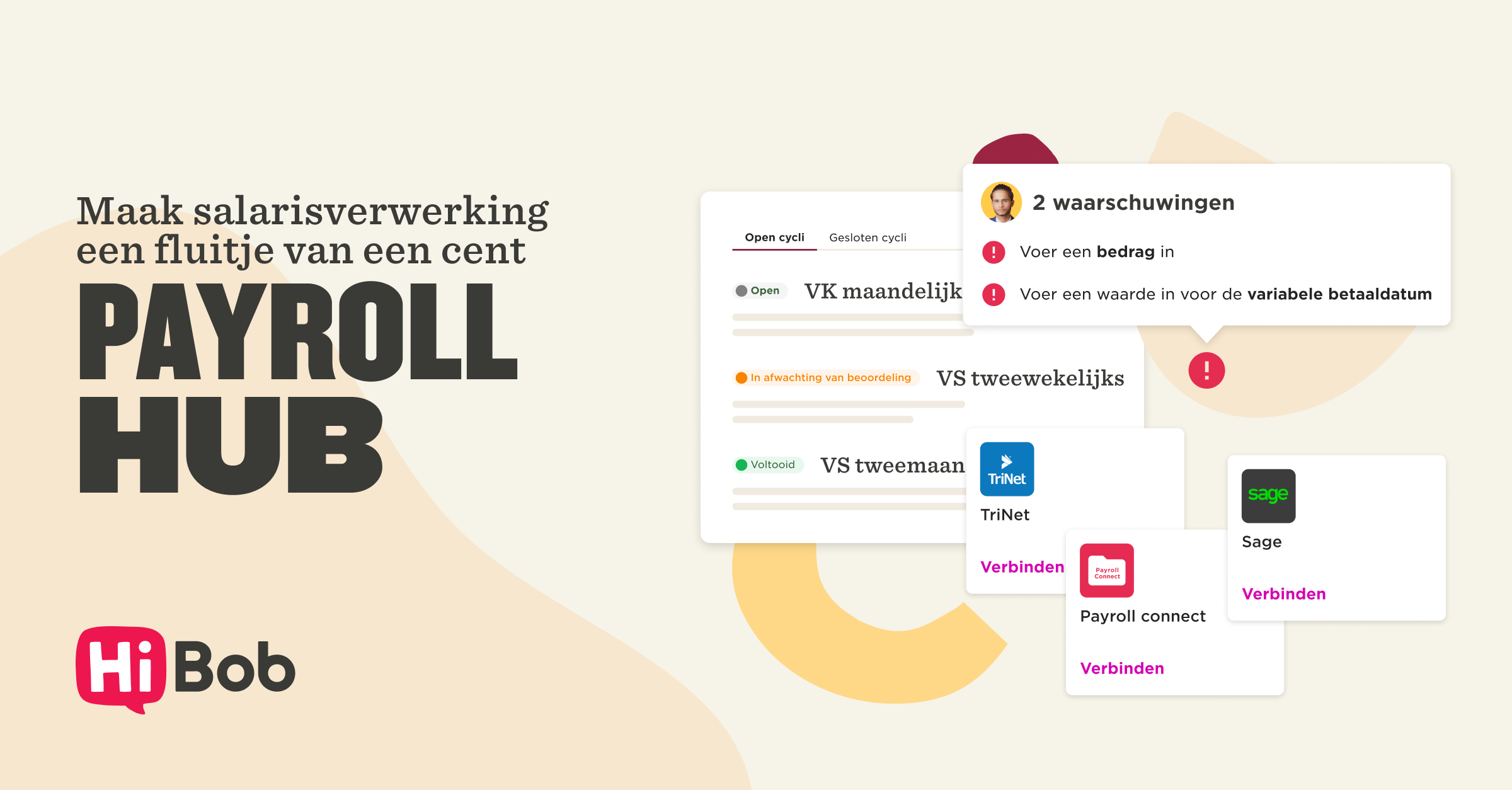 Payrollhub: HRIS en payrollintegratie | HiBob