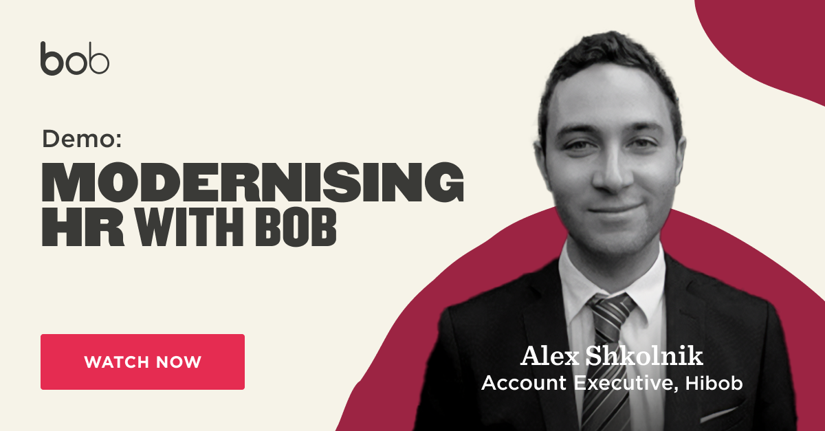 Webinar: Modernising HR with Bob | HiBob