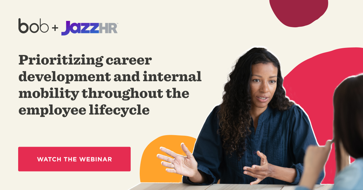 Prioritizing career development and internal mobility | HiBob
