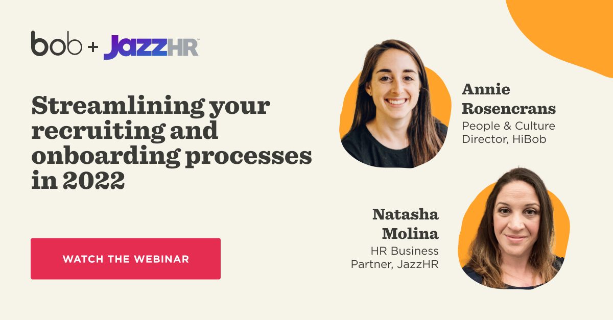 Streamlining your recruiting and onboarding processes | HiBob