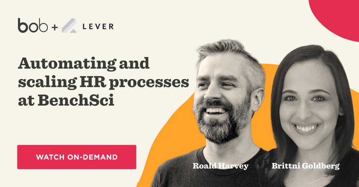 Automating and scaling HR processes at BenchSci | HiBob
