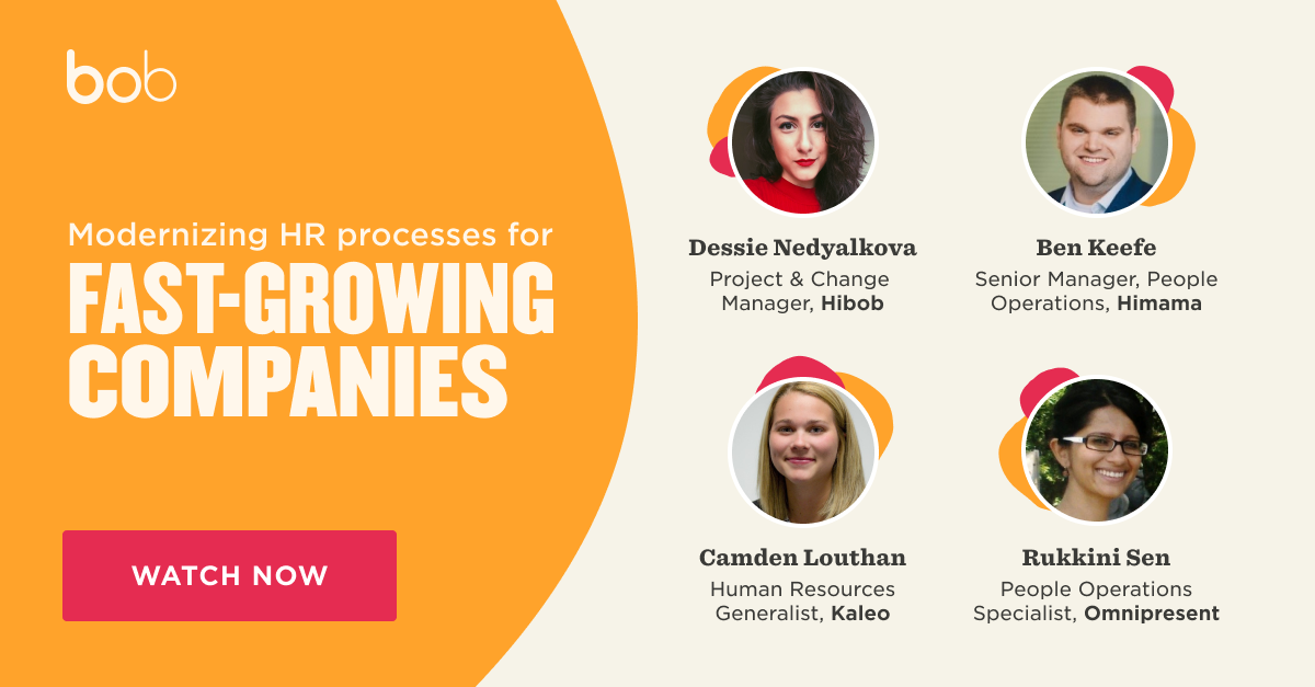 Modernizing HR processes for fast-growing companies | HiBob