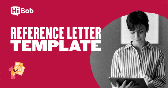Reference letter template and examples | HiBob