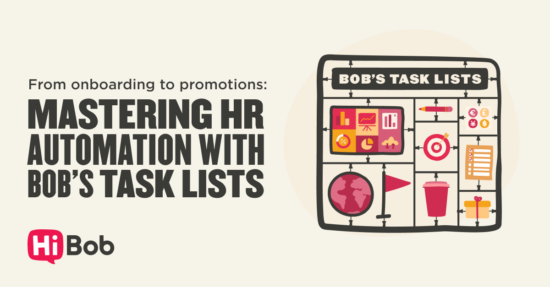 HR task lists for automated processes | HiBob