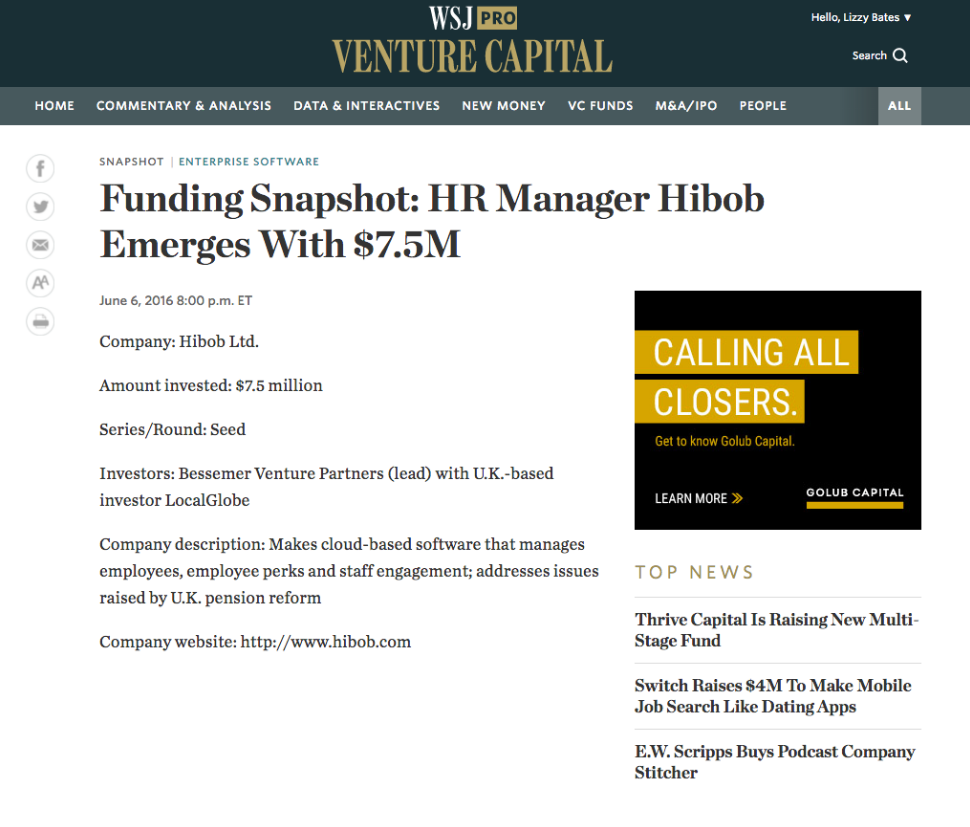 bob - Cloud based HR management software