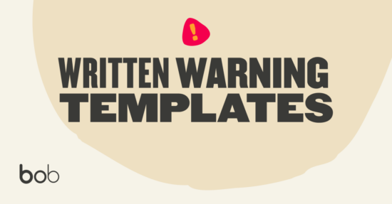 Employee written warning examples and templates | HiBob